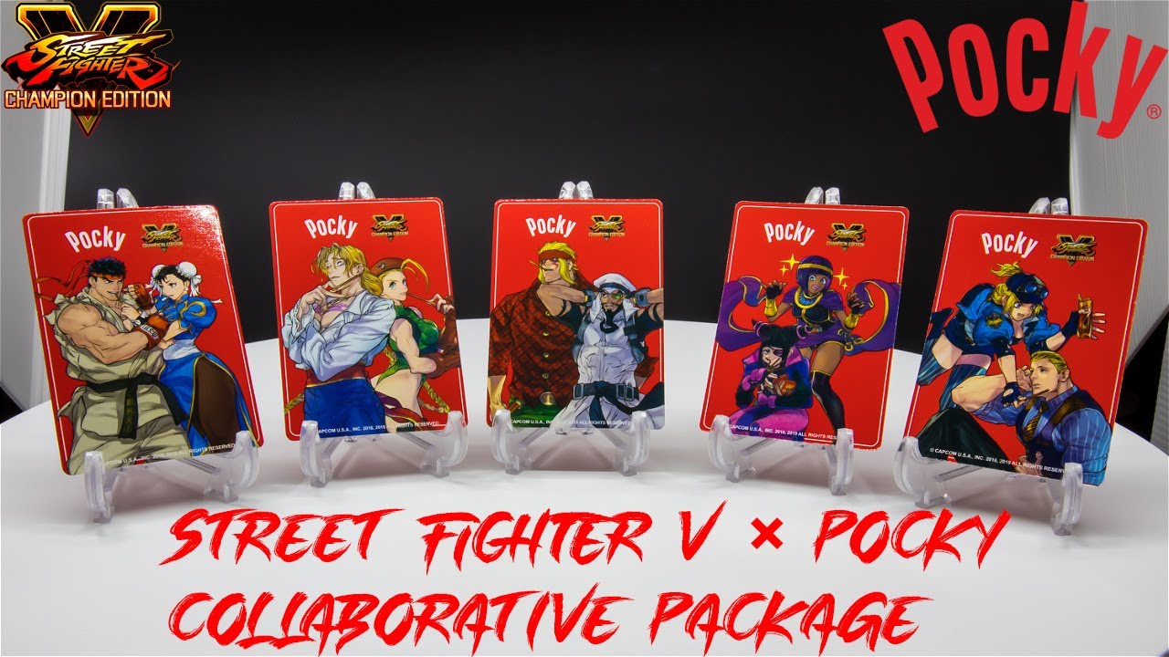 TURN WITH POCKY | STREET FIGHTER V × Pocky Collaborative Package, 2020 ...