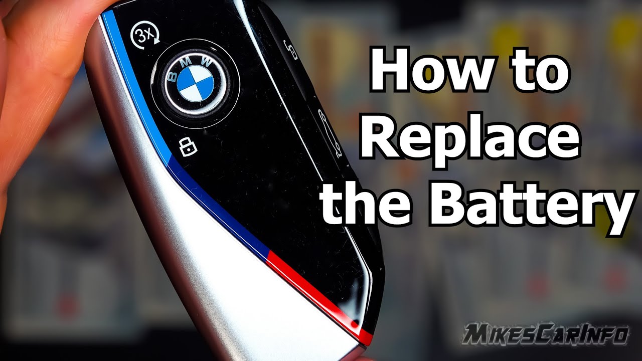BMW Key Fob: How to Replace the Battery - YouTube