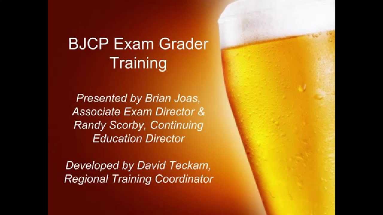 BJCP Beer Judging Exam Grader Training - YouTube
