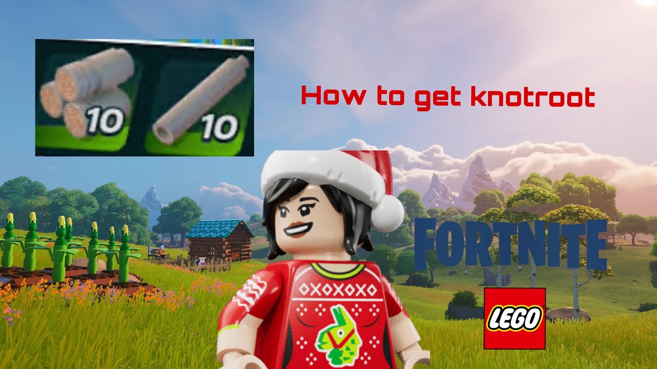 How to get knotroot in lego fortnite - YouTube