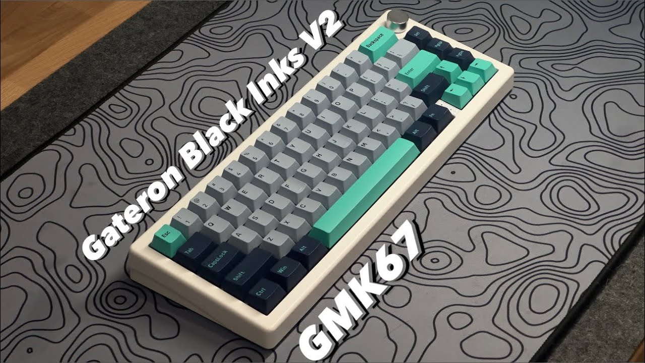 GMK67 w/ Gateron Black Inks V2 - YouTube