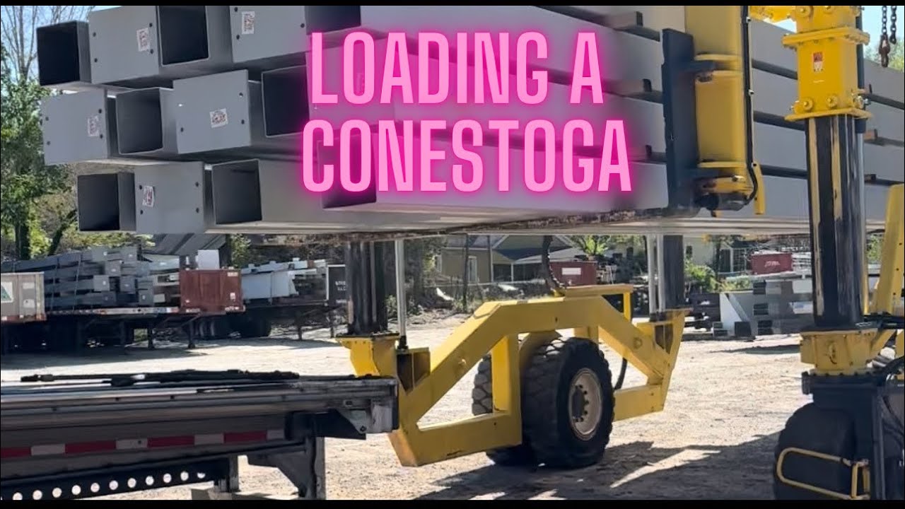 How to load The CONESTOGA trailer - YouTube