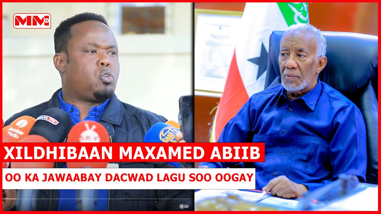 Xildhibaan Maxamed Abiib oo hada jawaabaya. - YouTube