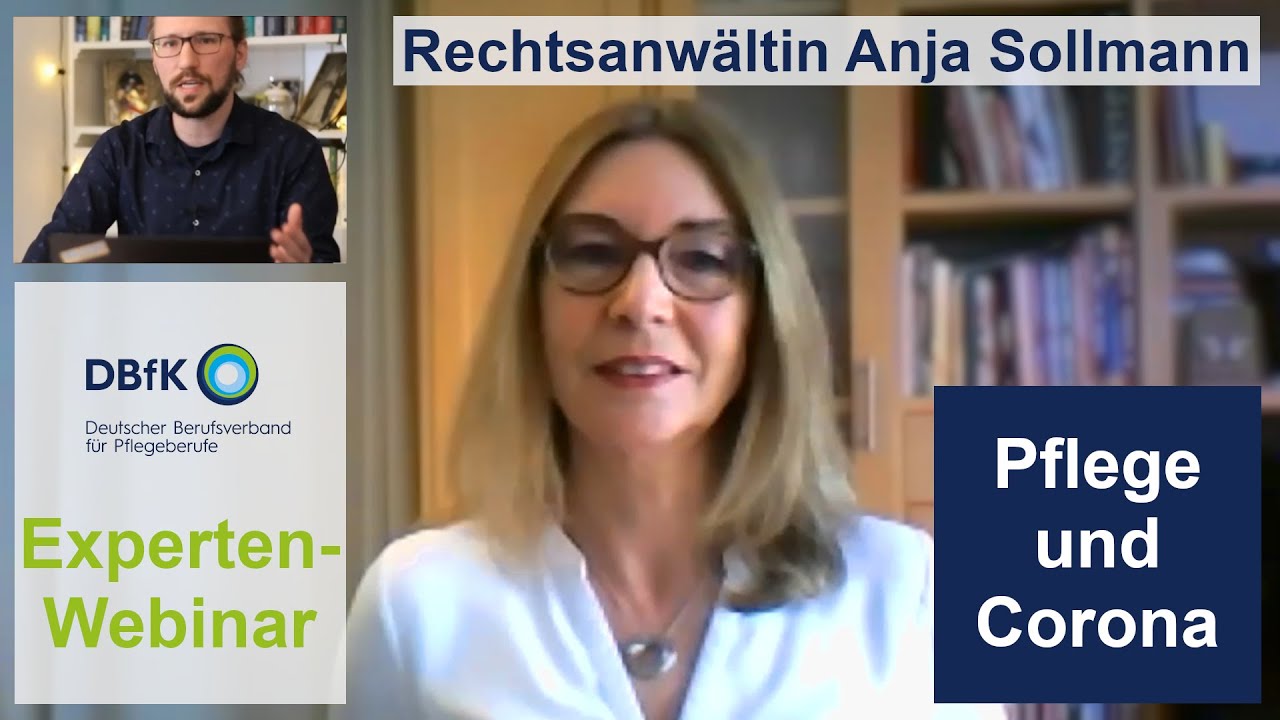 Rechtsanwältin Anja Sollmann (DBfK Nordwest) zu Corona und Arbeitsrecht ...