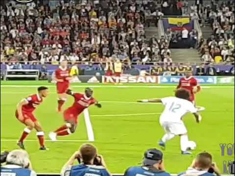 Gareth Bale Bicycle Kick Goal vs Liverpool From Tribune - YouTube