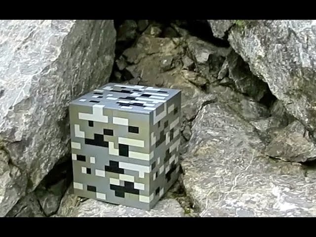Minecraft Coal Ore Block