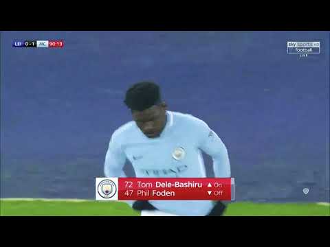 Tom Dele-Bashiru vs Leicester (Away) Carabao Cup 1080p