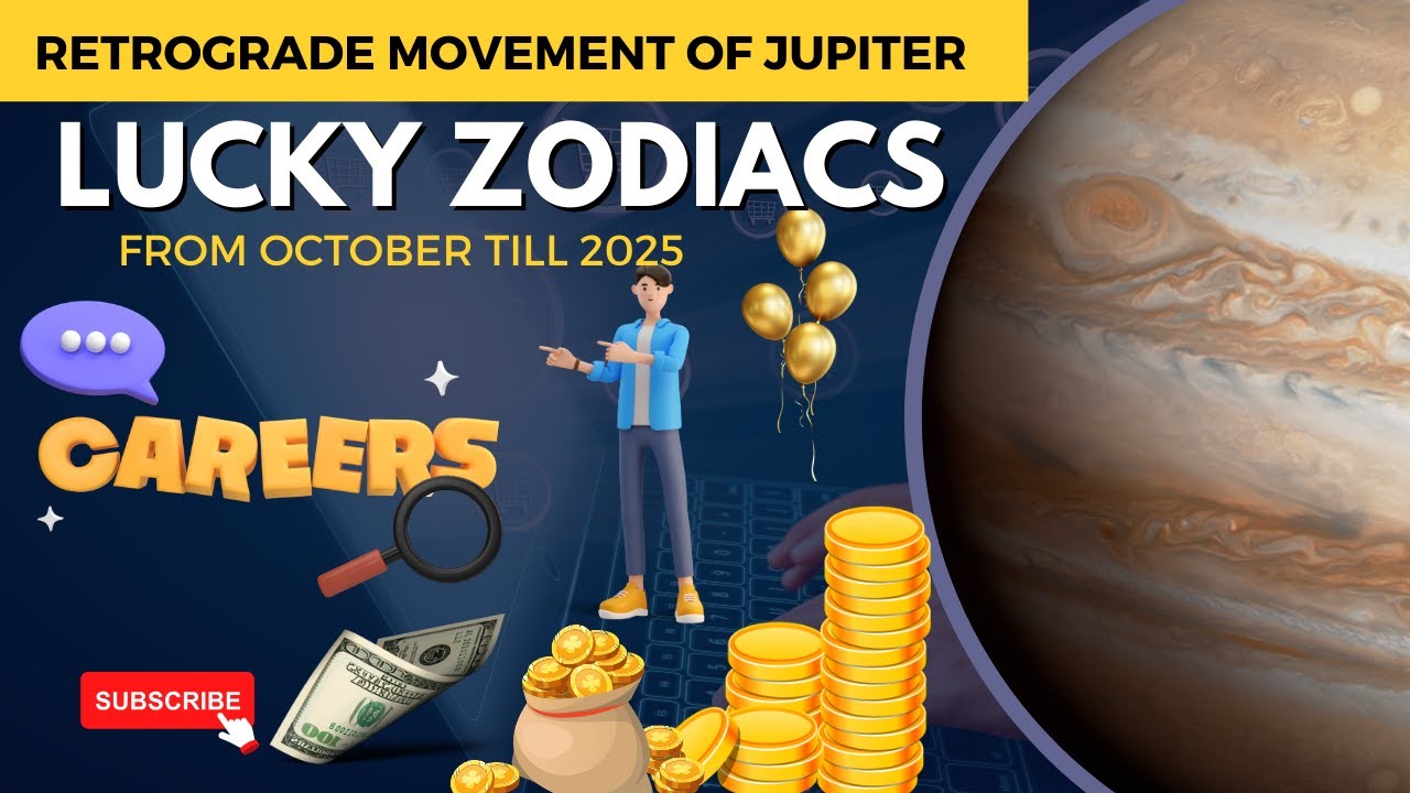 Retrograde movement of Jupiter| 2025| Lucky zodiac sign - YouTube