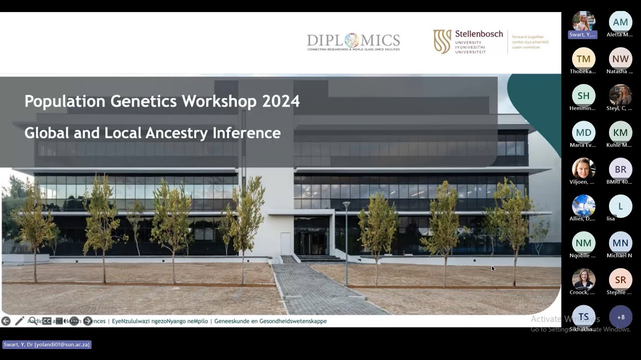 Population Genetics Workshop 15th -16th February 2024 (Day 2 - online ...