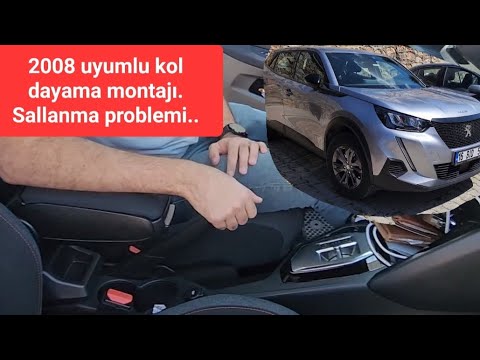 Peugeot 2008 uyumlu kol dayama montajı👍 Sallanma problemi çözülecek mi göreceğiz..