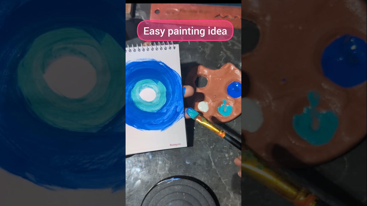Easy acrylic painting for beginners easy way to paint a night sky. # ...