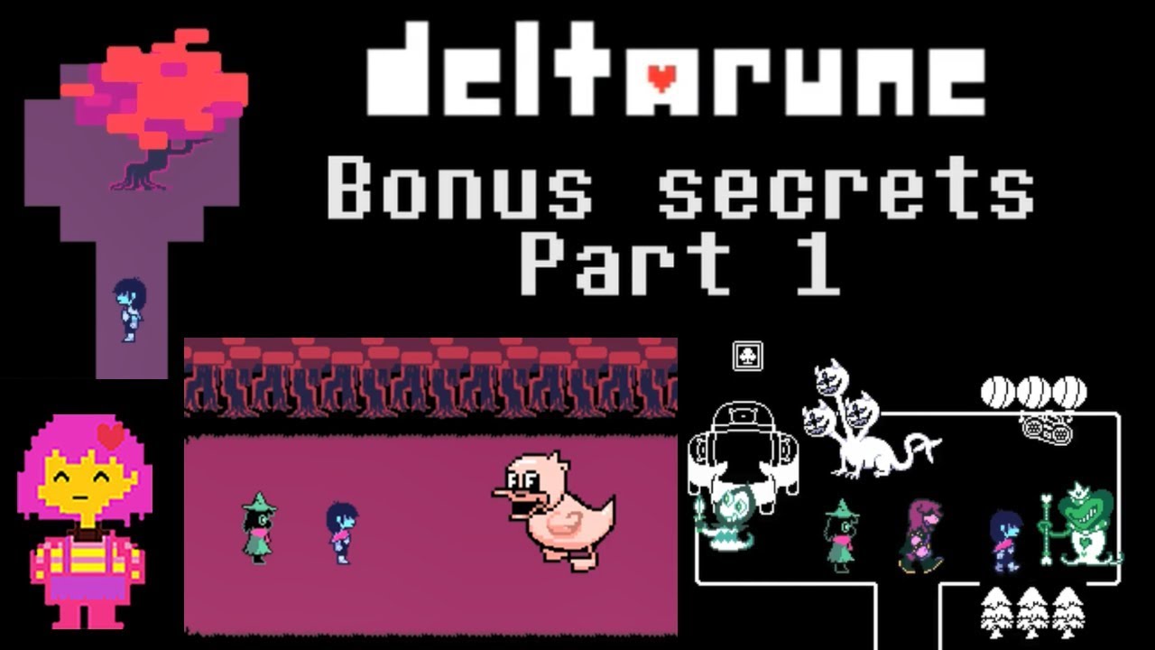 Deltarune Bonus Secrets ~ Part 1 - YouTube