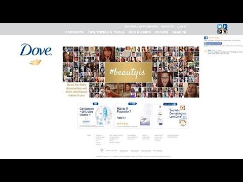 Dove Strategy - Website Content Development Strategy - YouTube