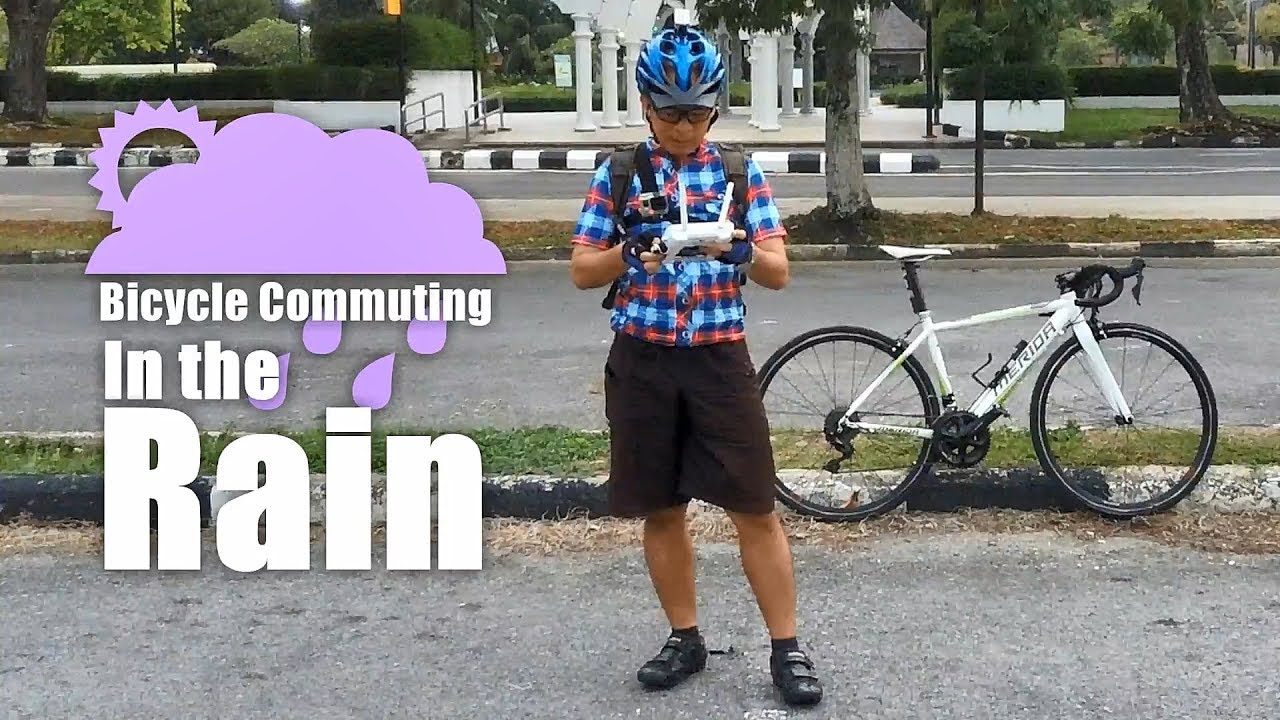 Bicycle commuting in the rain - How to ride through bad weather. - YouTube