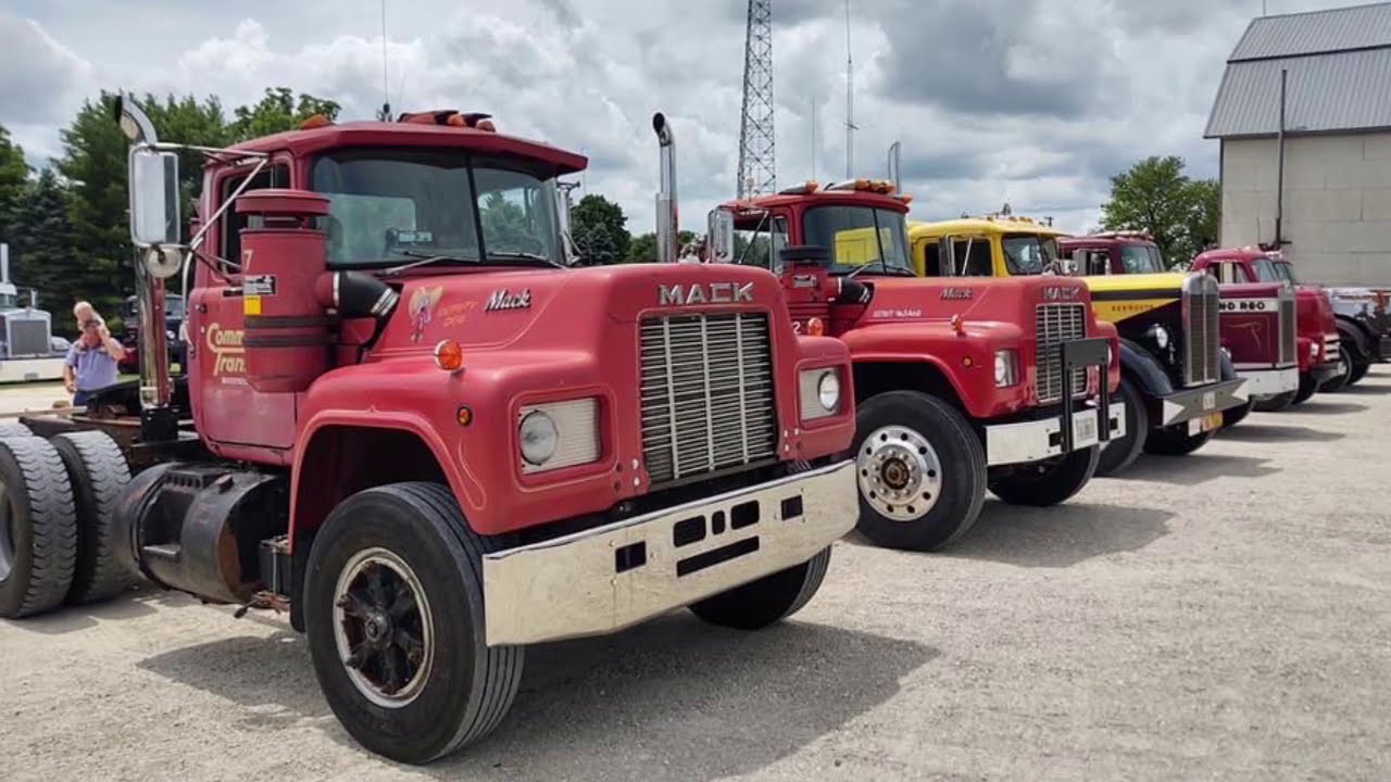 The First Truck Show For Me and My R model Mack - YouTube