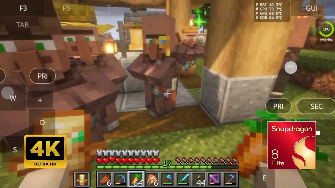 157 Mods Minecraft Java on Snapdragon 8 Elite - YouTube