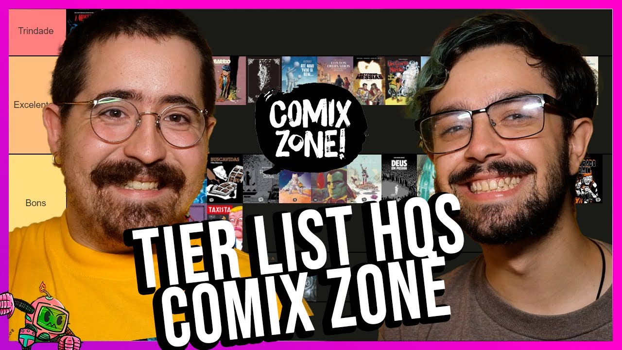 Tier List RANKEANDO TODAS as HQs da Comix Zone - YouTube