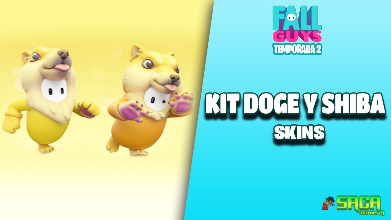 NUEVAS SKIN "KIT DOG y SHIBA" NUEVA TIENDA DE FALL GUYS DE HOY 15 DE ...