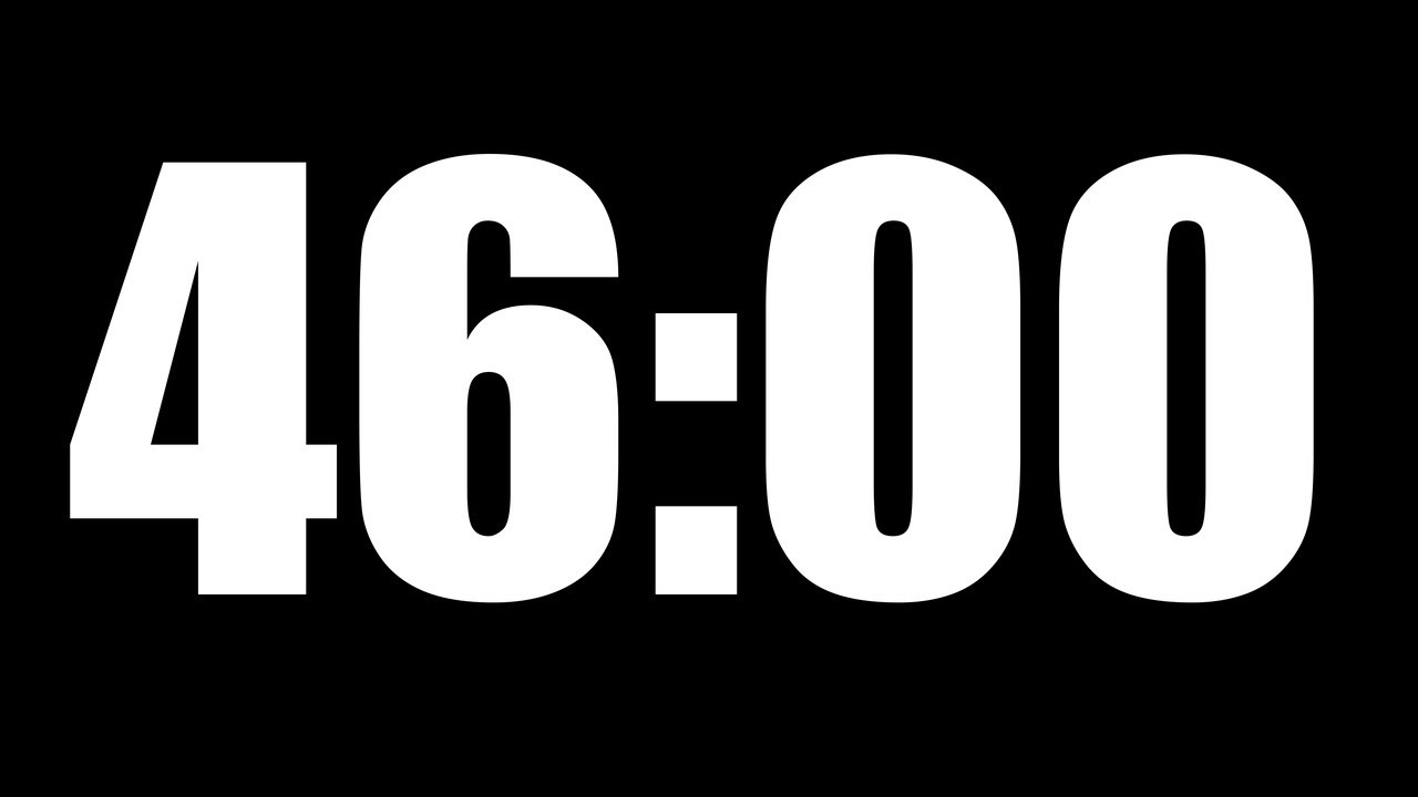46 Minute Timer ⏱️ Countdown with Alarm - YouTube