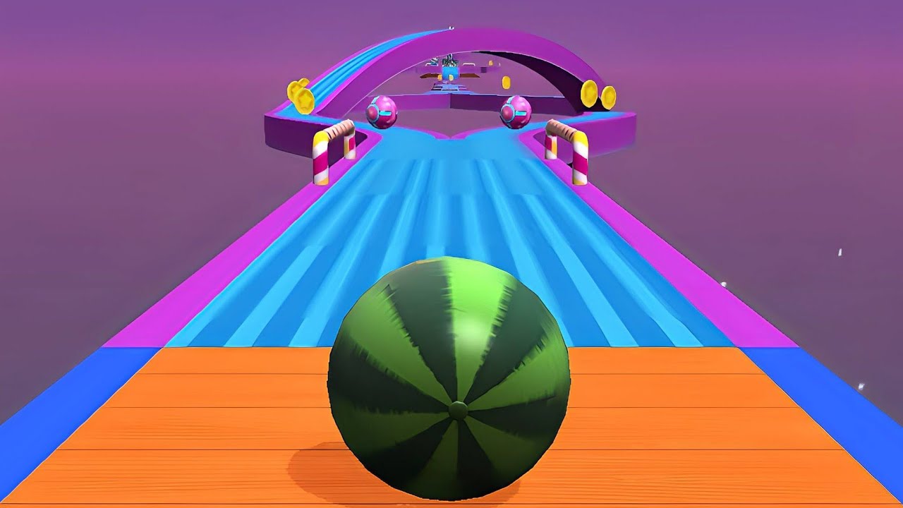 Sky Rolling Ball 3D Gameplay Speedrun Max All Levels 294 - YouTube