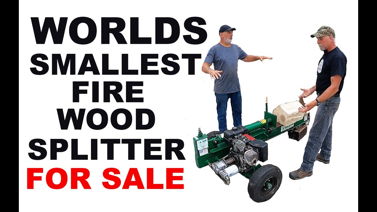 World's smallest wood splitter - For Sale! - YouTube