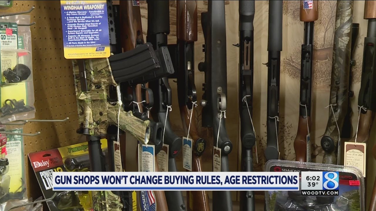Local gun shops not planning more restrictions - YouTube