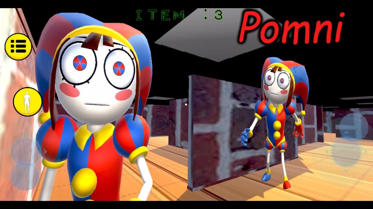 Horror Pomni survival escape (chasing Pomni) android gameplay level 1 ...
