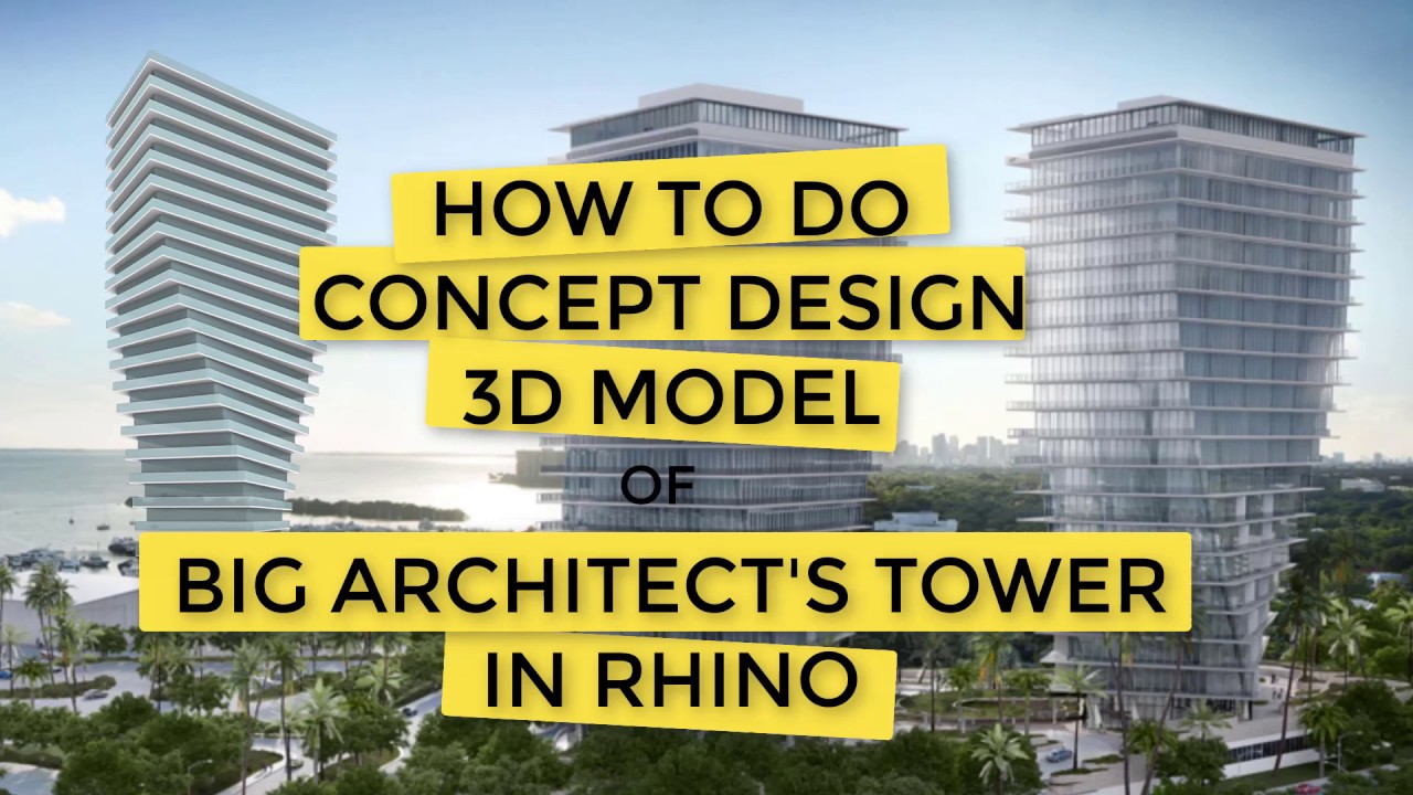 How to do CONCEPT DESIGN -BIG's Twisted Tower in Rhino - 6 minutes ...