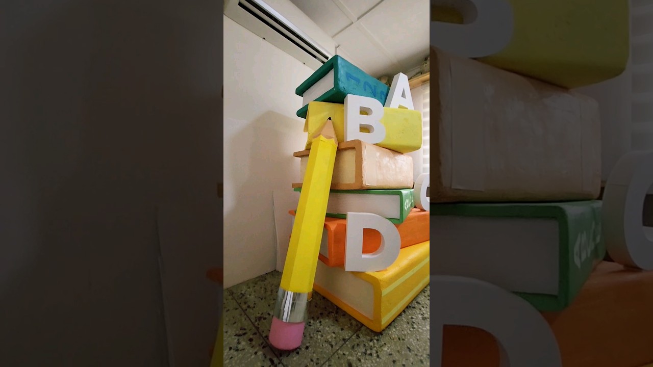 Giant book props | 5 feet Tall #craft #craftideas #diy #sculpture - YouTube