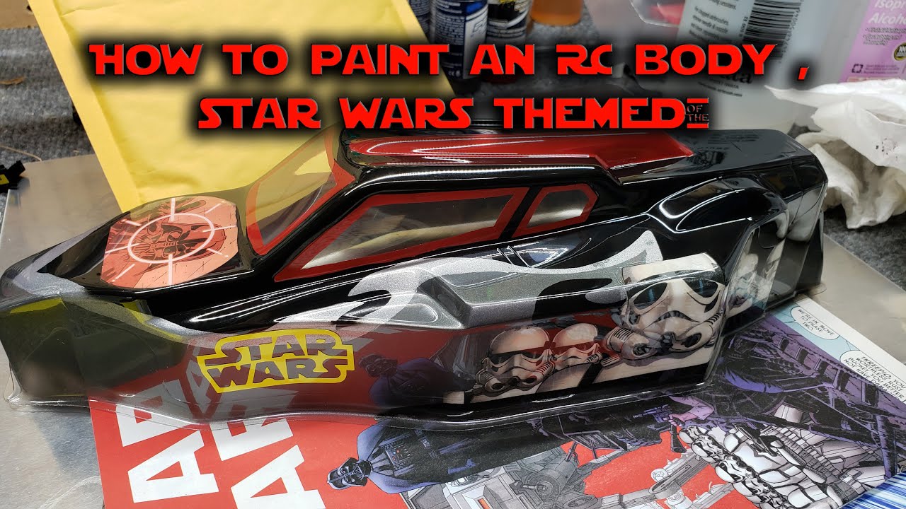 How to paint a RC buggy body, Star Wars Themed. start to finish! - YouTube