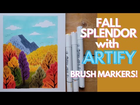 ARTIFY BRUSH MARKER REVIEW- 108 COLORS!!