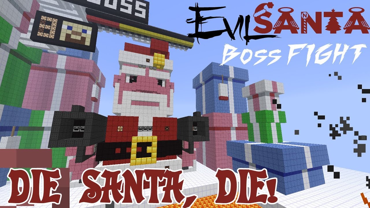 Minecraft Custom Map - Evil Santa Boss Fight ITA [FVDisco] - DIE SANTA ...