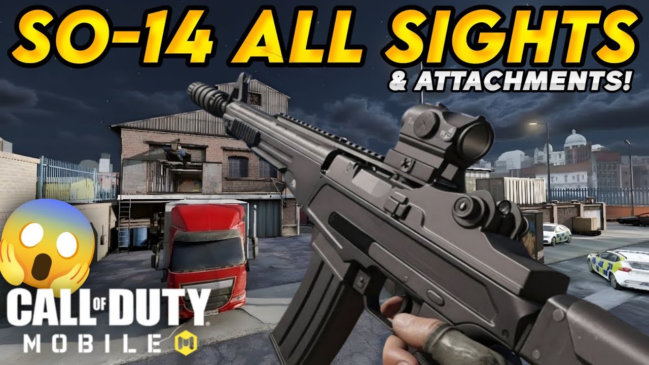 CODM SO-14 Full Sights & Attachments Setup! Best Marksman Rifle Guide ...