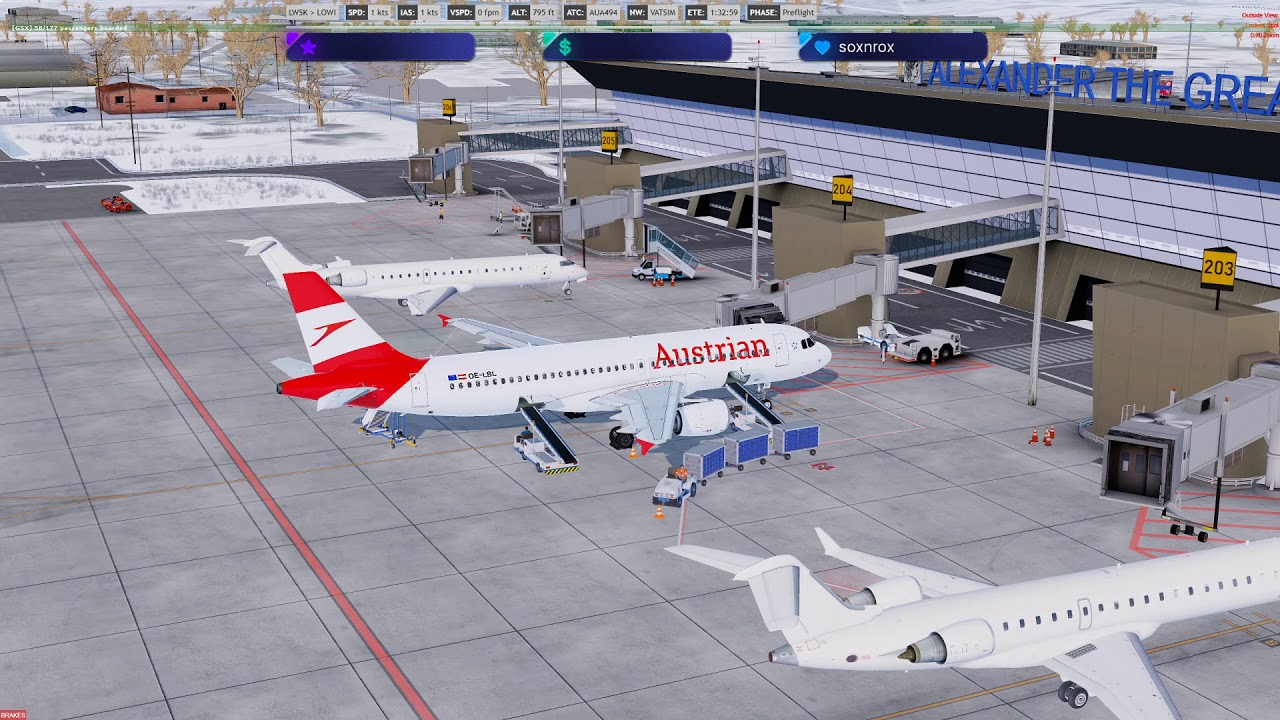 Wind Shear! Wind Shear! | P3D V5 | LWSK-LOWI | FSLabs A320 | AUA494 ...