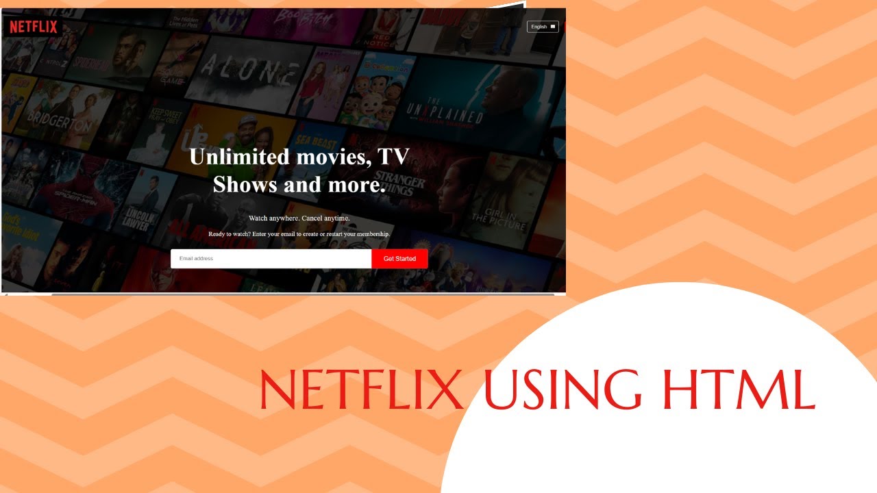 Netflix UI design using HTML and CSS ..#webdevelopment #pwioi #frontend ...