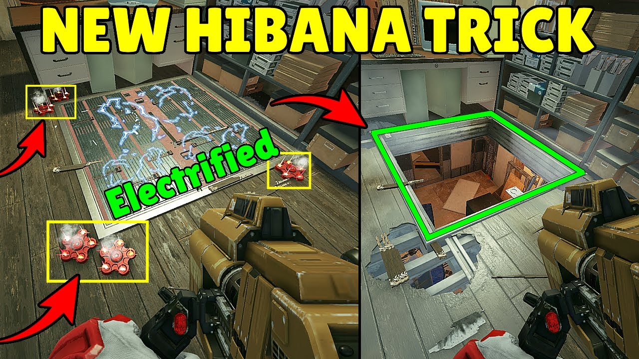 *NEW* SECRET Hibana Trick To Open Any Electrified Hatch - Rainbow Six ...