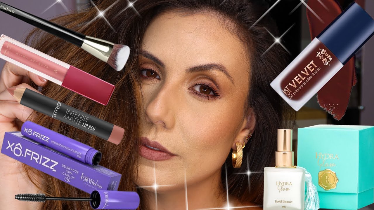 TESTANDO COMPRINHAS DE MAQUIAGEM E CABELO - YouTube