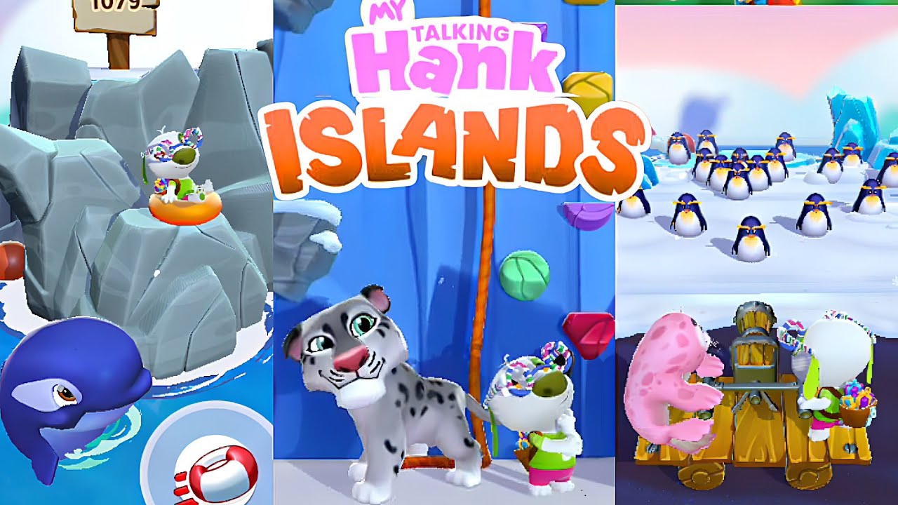 My Talking Hank islands New update all worlds all animals Gameplay ...