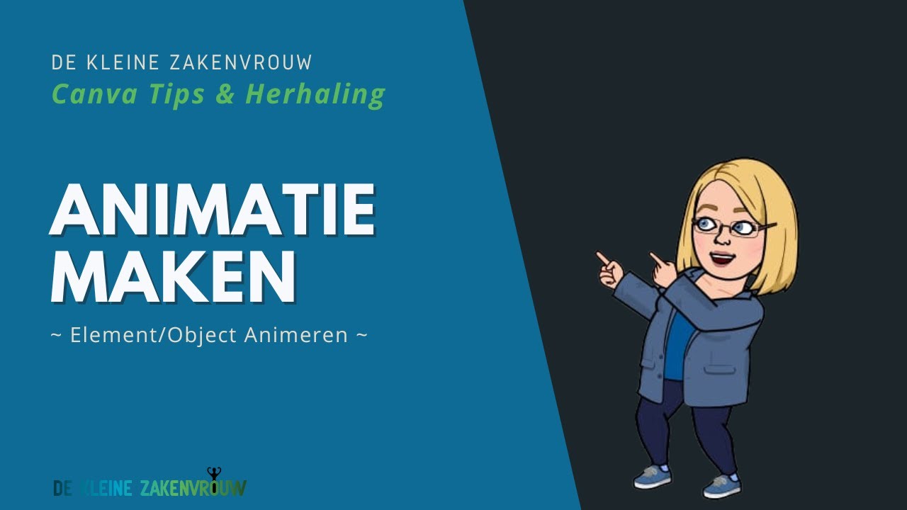 Animatie maken in Canva - 2024 - YouTube