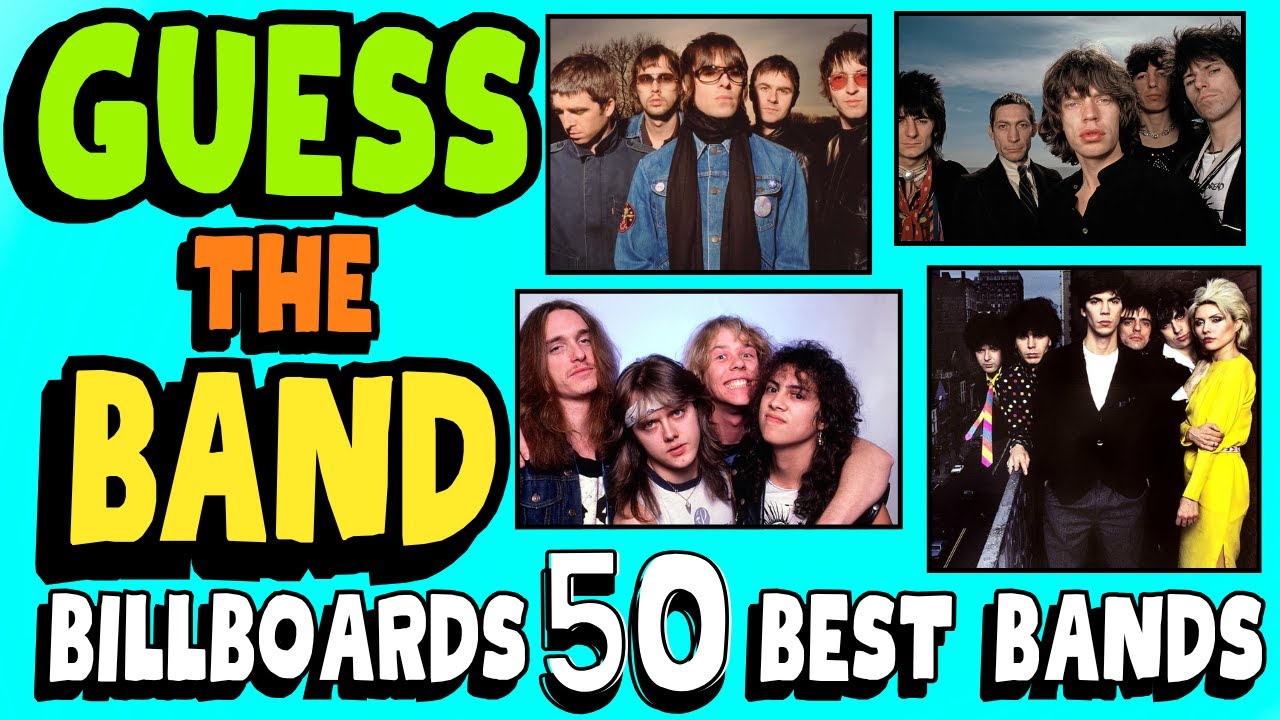 Guess The Band Quiz | Billboard’s Best Bands Of All Time 🎸🤘 - YouTube