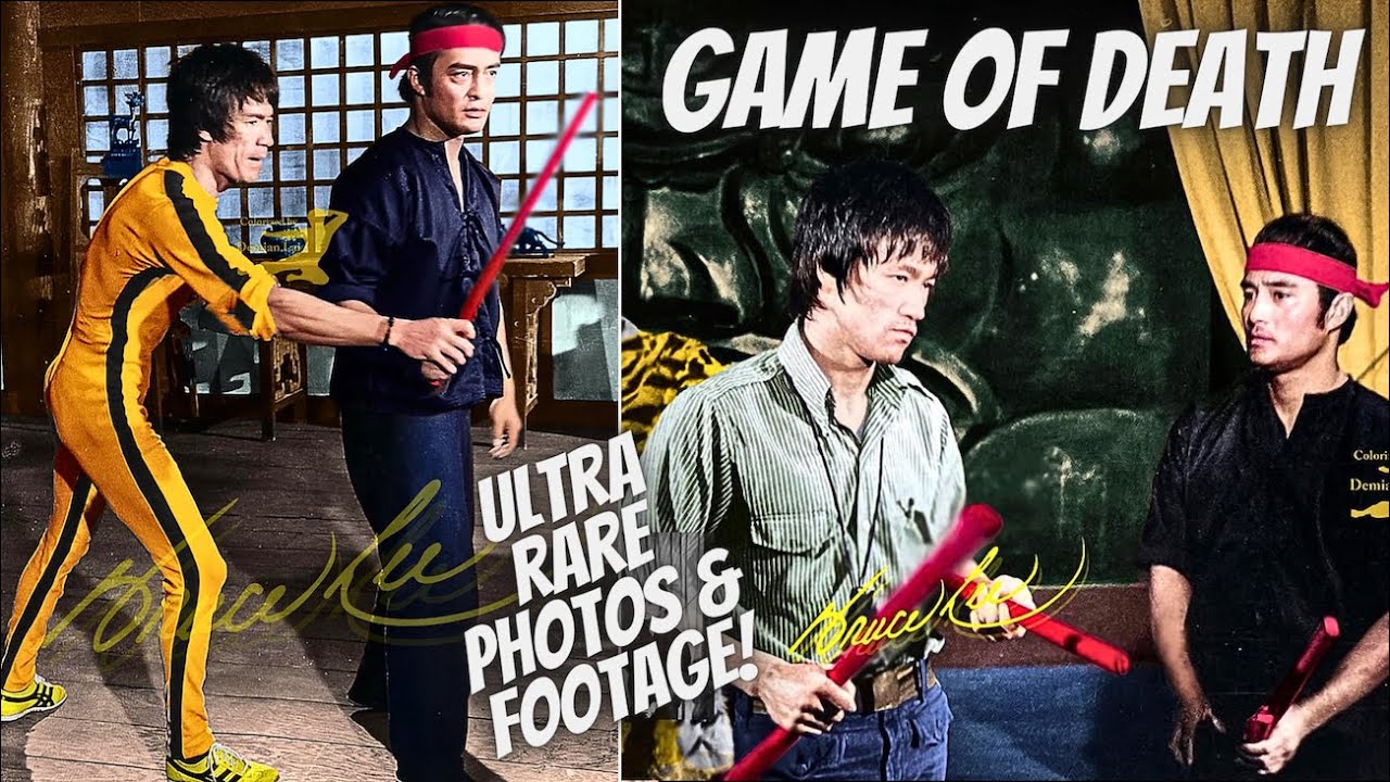 BRUCE LEE Ultra RARE behind the scenes Footage & Photos from GAME OF ...