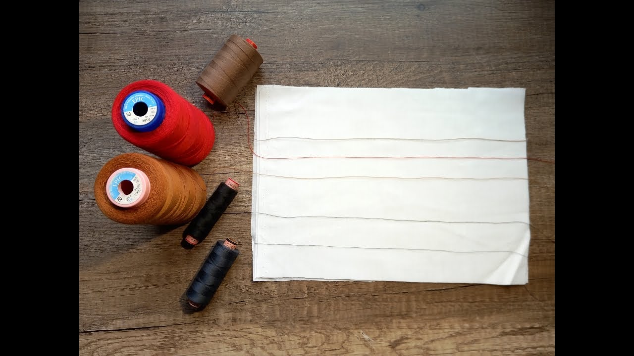 Kaip pasirinkti tinkamą siūlo storį siuvimui ir apmėtymui - YouTube