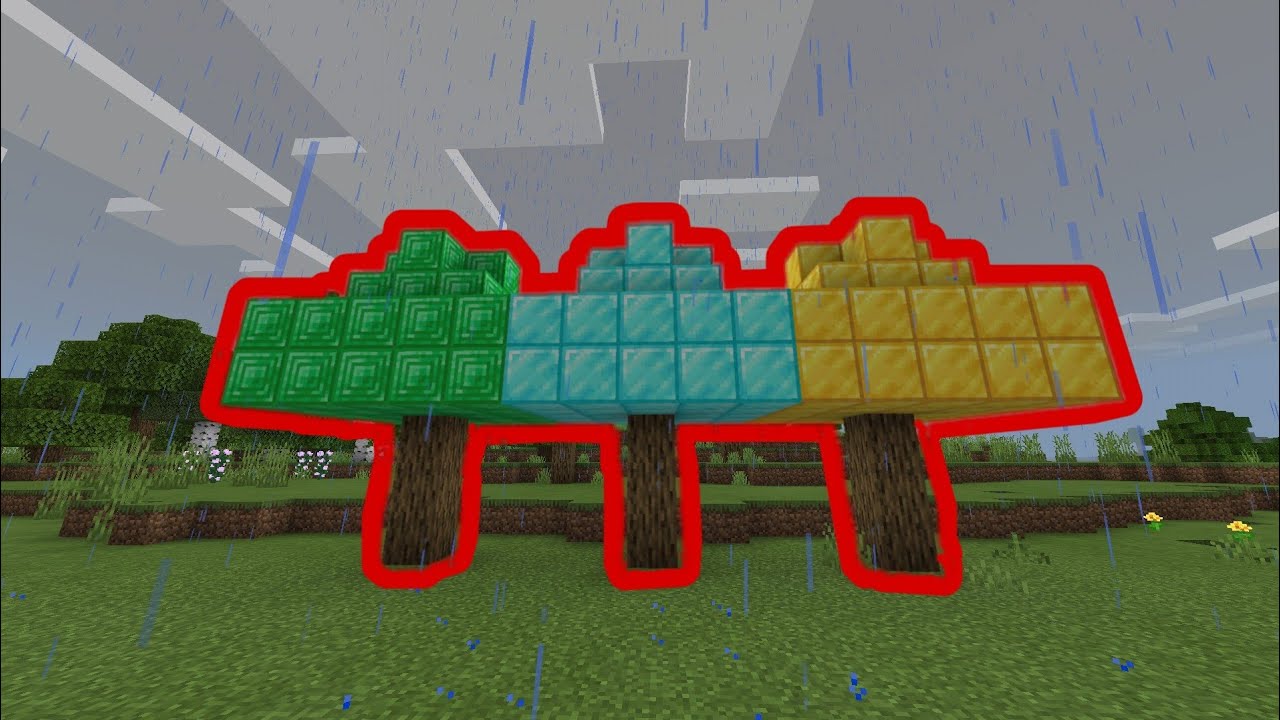 Minecraft but I can grow op trees. - YouTube