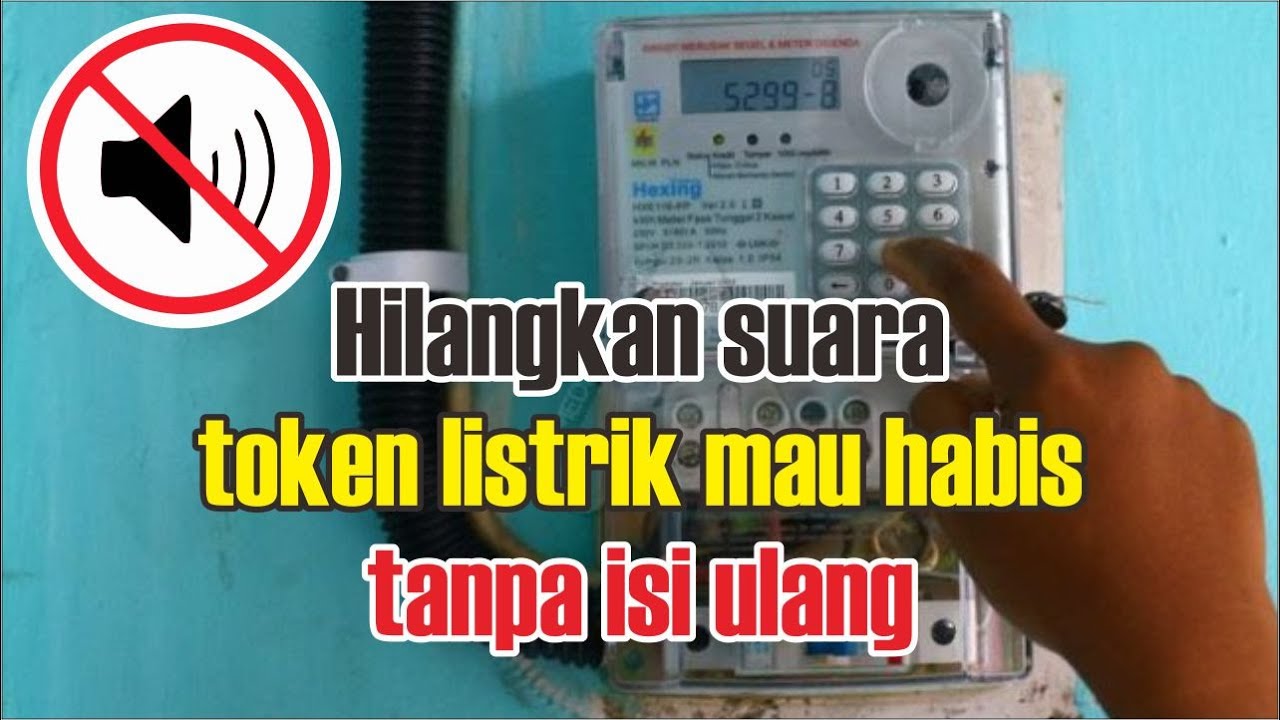 Cara Hilangkan Bunyi Alarm Token Listrik Tanpa Isi Ulang - YouTube