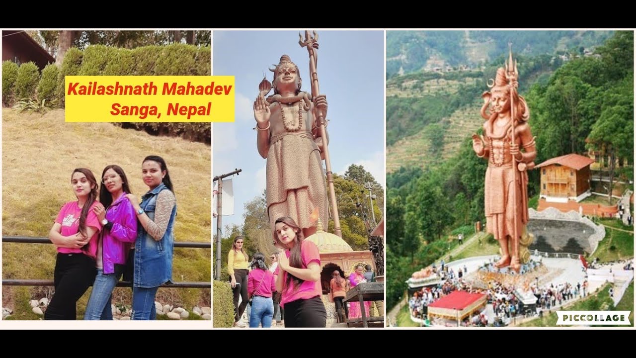 Kailashnath Mahadev Mandir, Nepal🙏/Sanga Shiv Temple Vlog🥰2077/12/07 ...