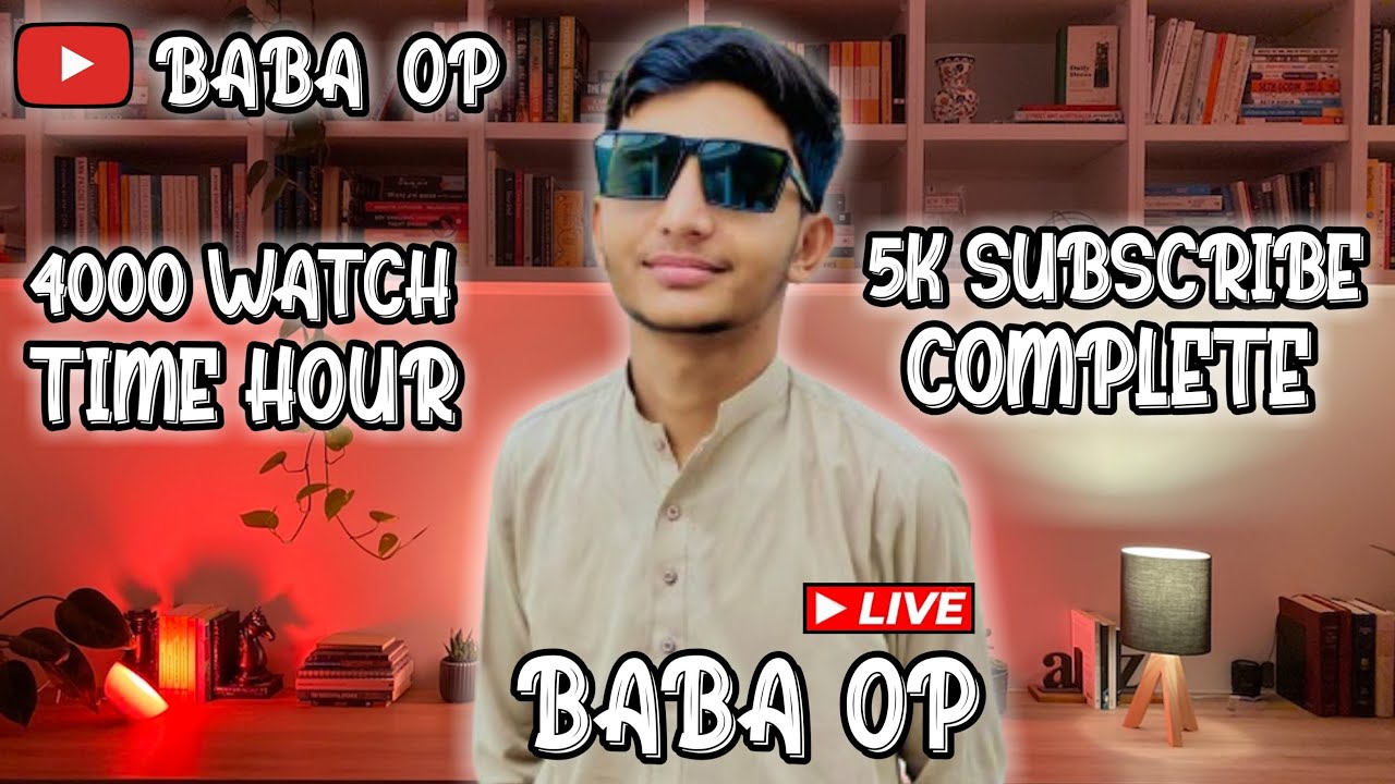 🔴 4000 WATCH TIME HOUR🕑 | 5K SUBCRIBE | BABA OP VLOGS - YouTube