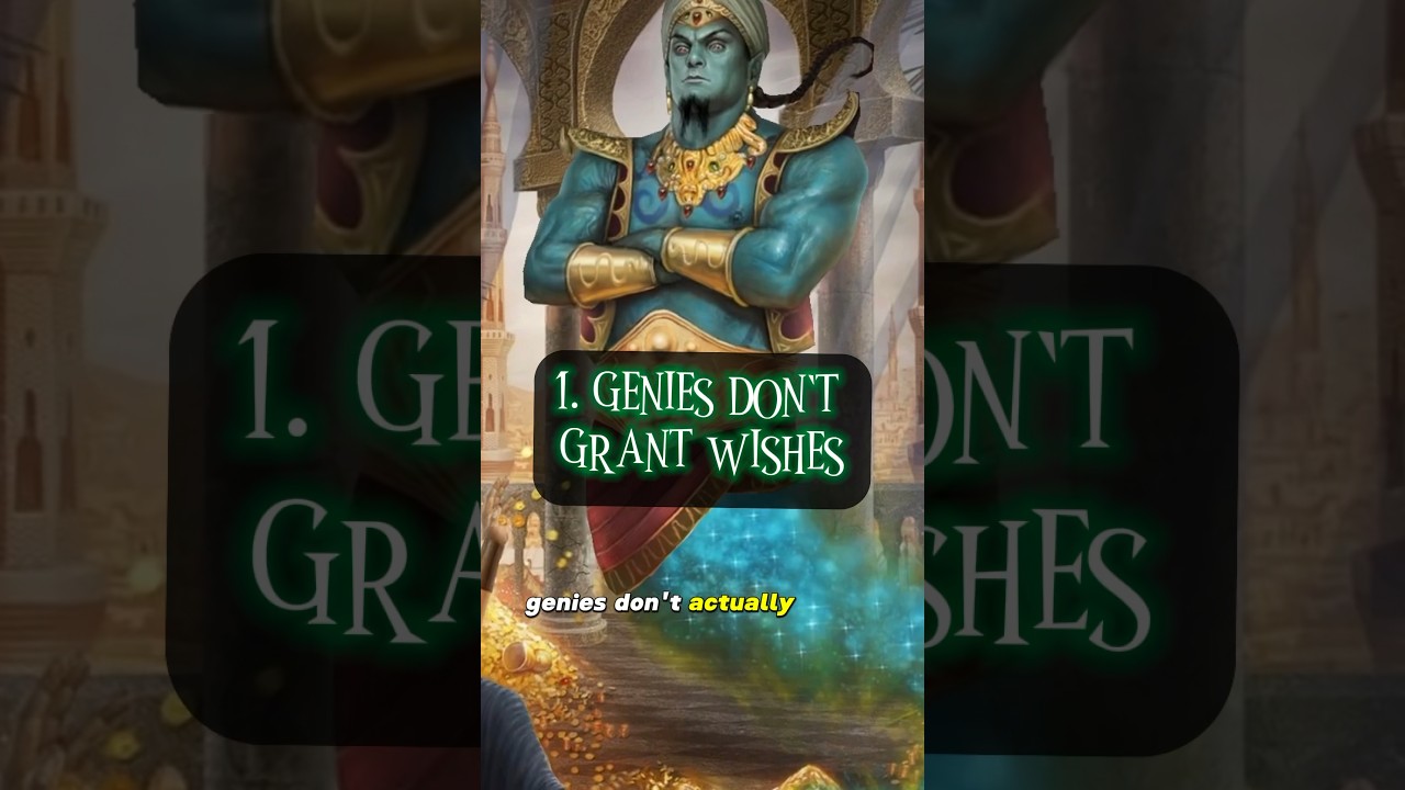 5 Interesting Facts About Genies🧞‍♀️#shorts #folklore #mythology #genie ...