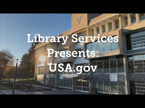 USA.gov - Springfield College Library Services - YouTube