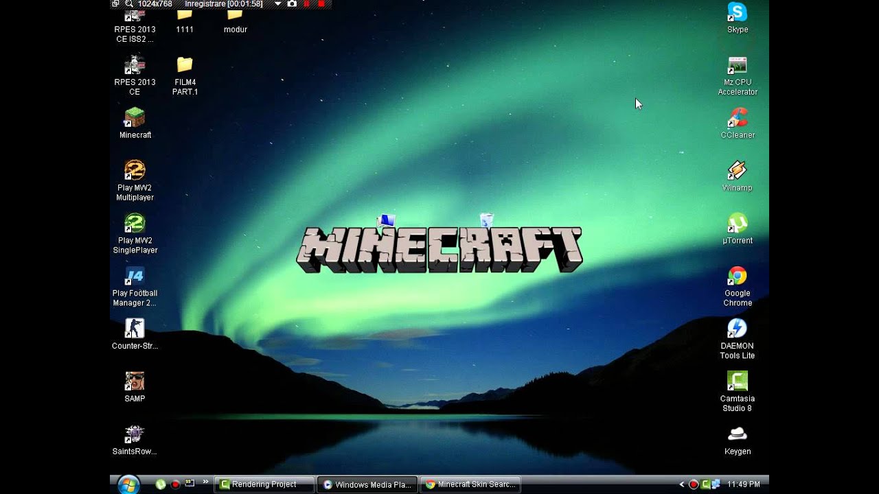 Cum sa pui Skin pe Minecraft fara download (non-premium) - YouTube