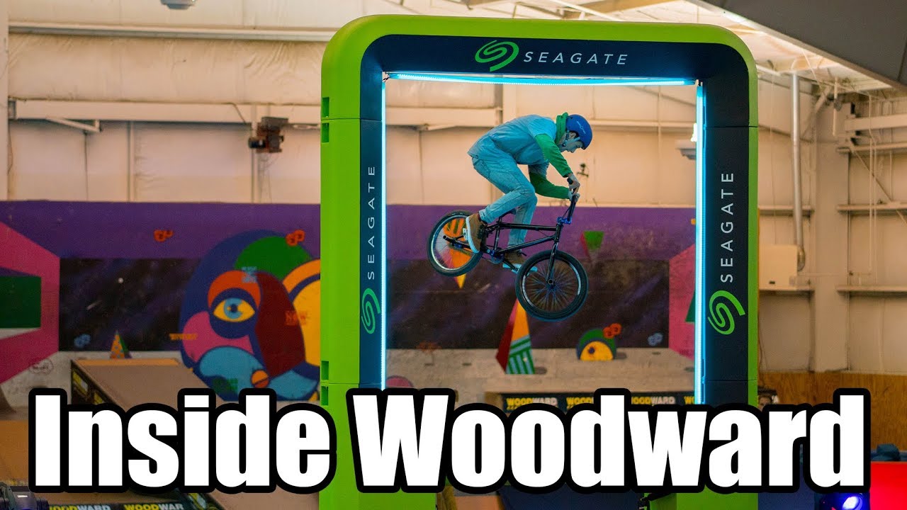 Launching Drones off Ramps inside Woodward West - YouTube